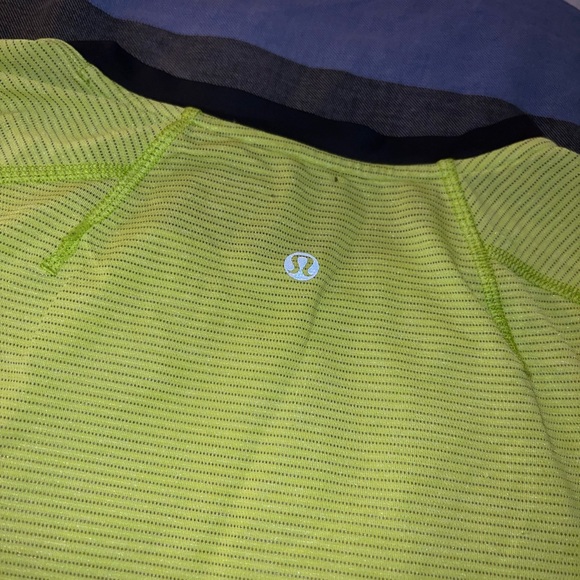 lululemon athletica | Shirts | Lululemon Neon Green Athletic Shirt ...
